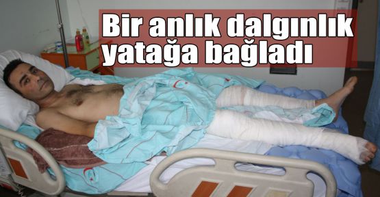 Bir anlık dalgınlık yatağa bağladı - Kocaeli Öncü - ÖNCÜ HABER